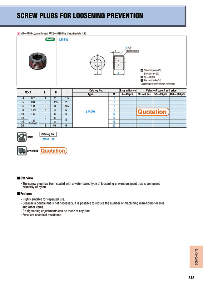 MISUMI Malaysia: Industrial Configurable Components Supply