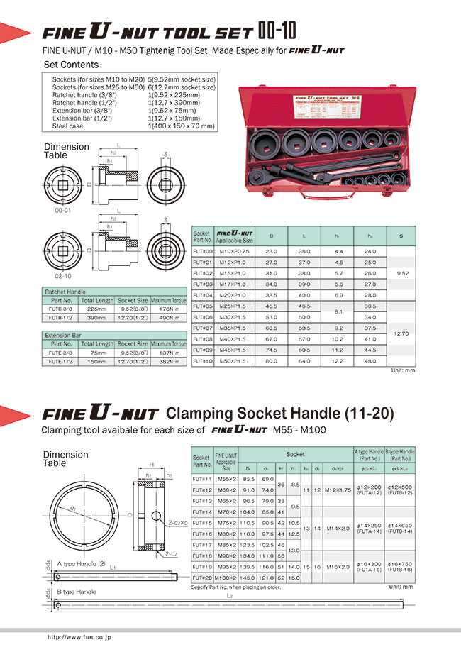 Socket for Fine U Nut | FUJI SEIMITSU | MISUMI Malaysia